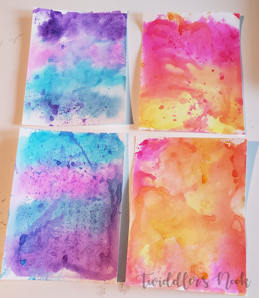 Ink Smooshing Technique with Tombow Dual Brush Markers