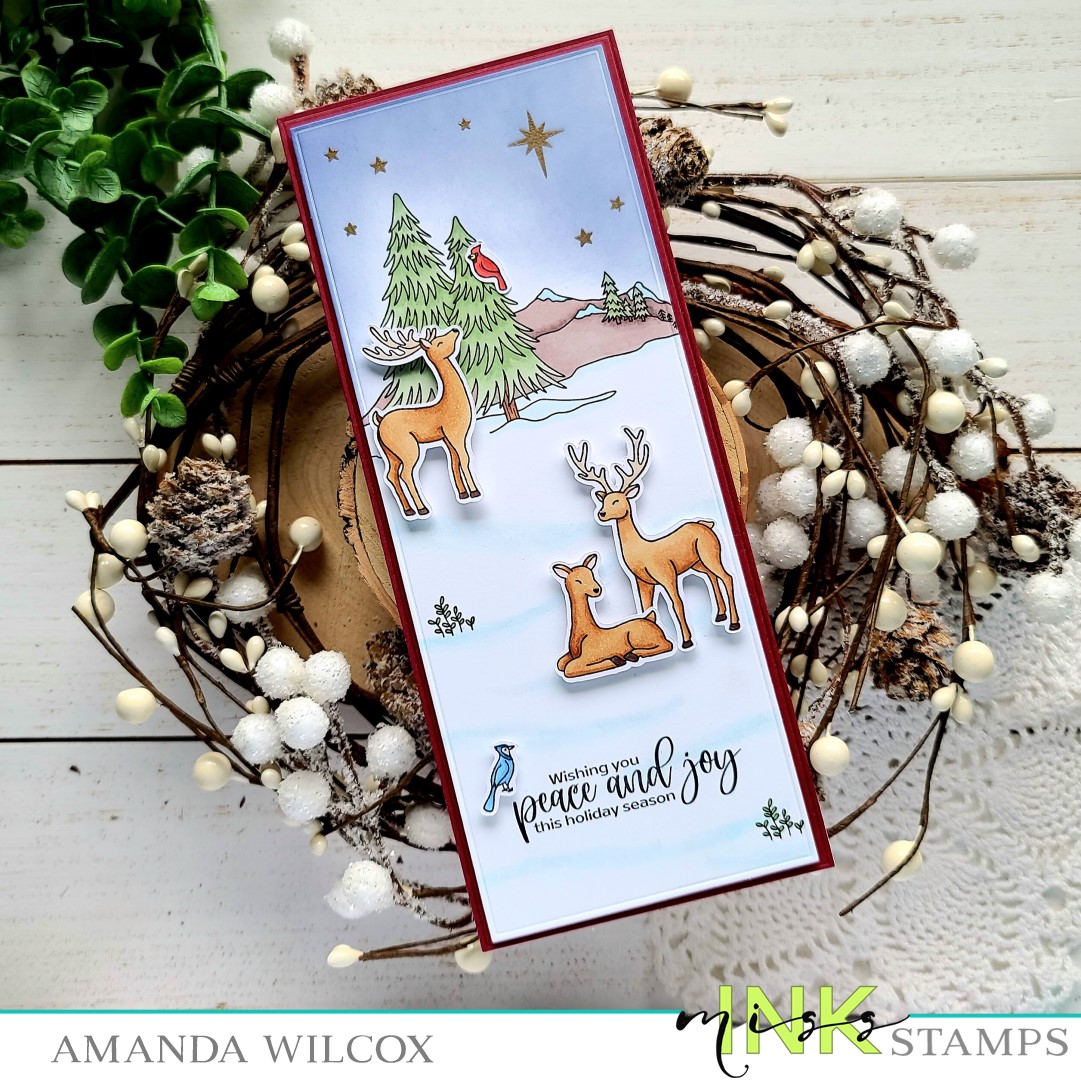 Miss Ink Stamps – Peace and Joy