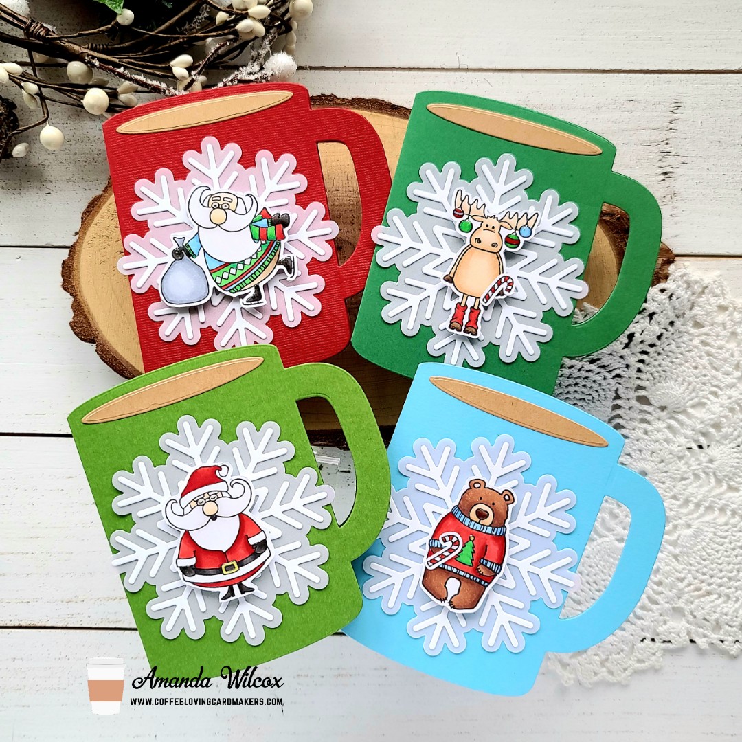 Coffee Loving Cardmakers – Christmas Coffee Mug Cards