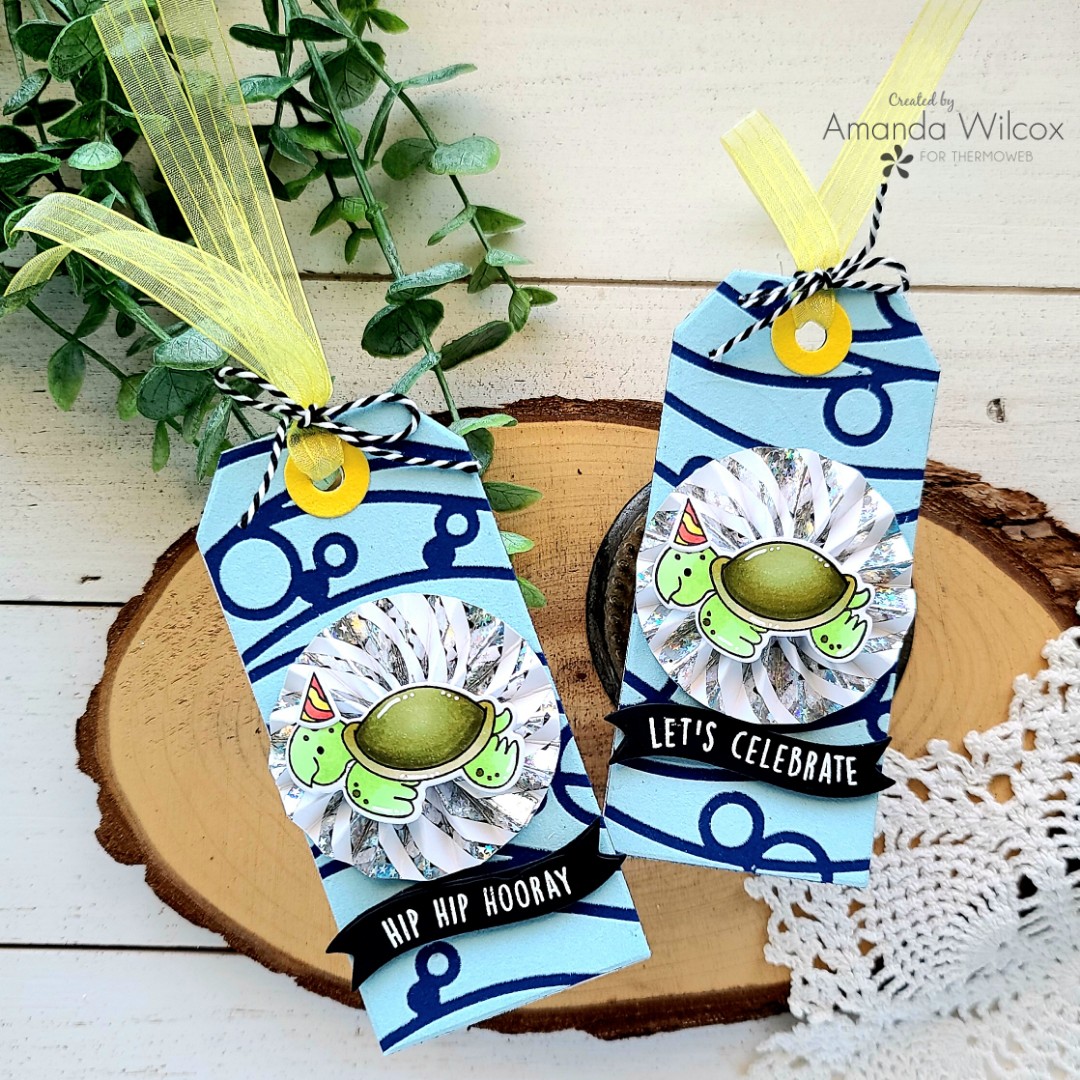 Thermoweb – Gift Tags with Flocking