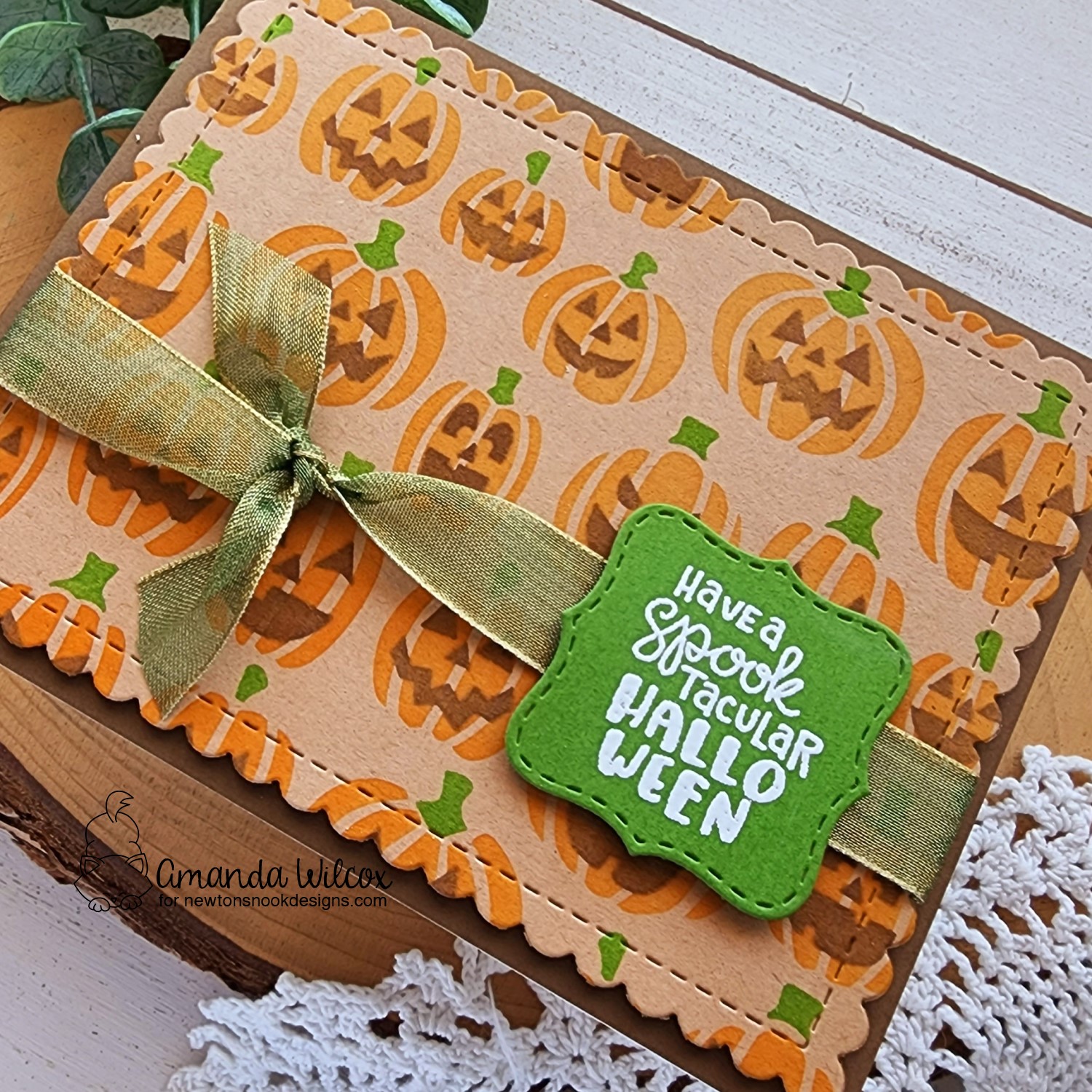 Newton’s Nook – Release Day Jack-‘o-Lantern Cards