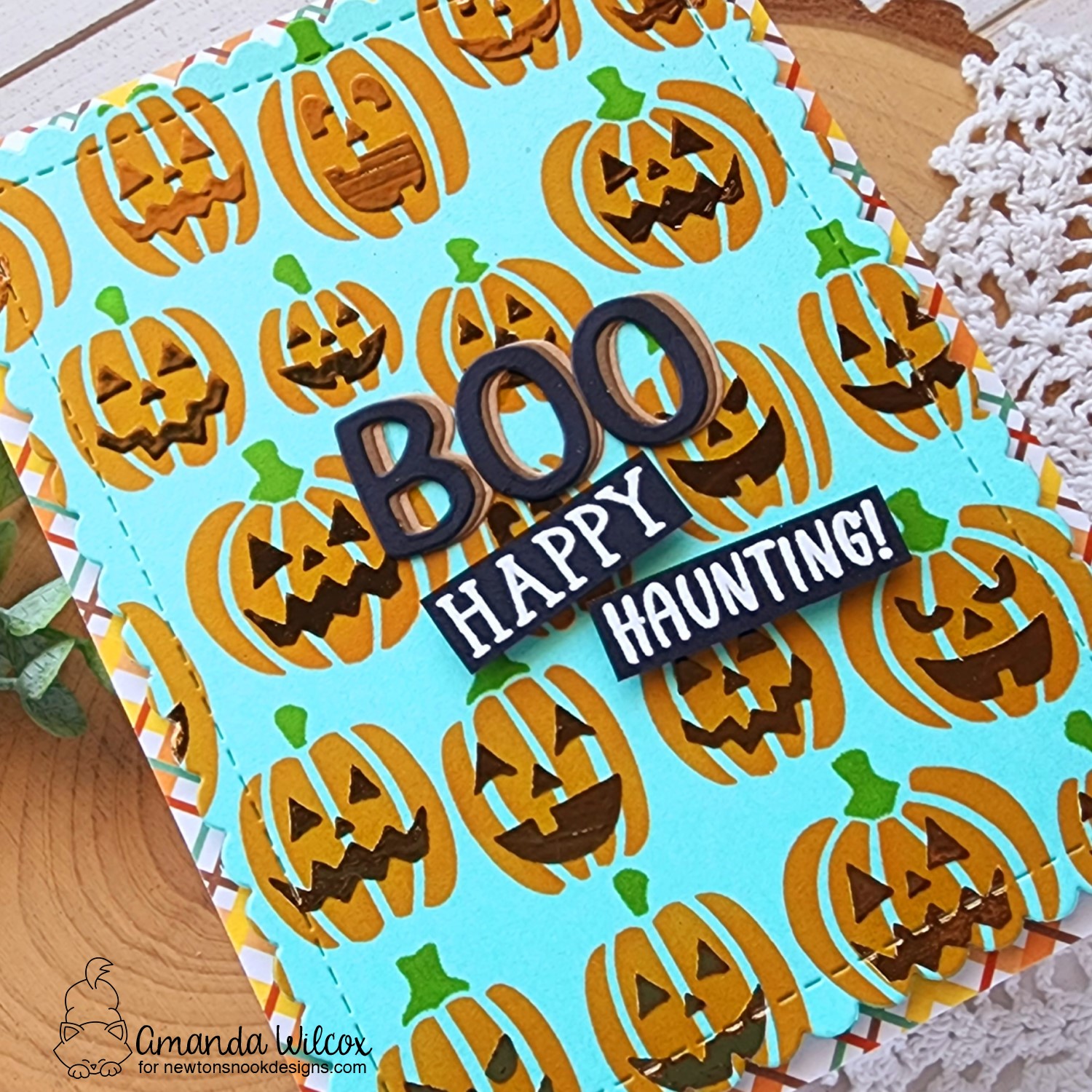 Newton’s Nook – Release Day Jack-‘o-Lantern Cards