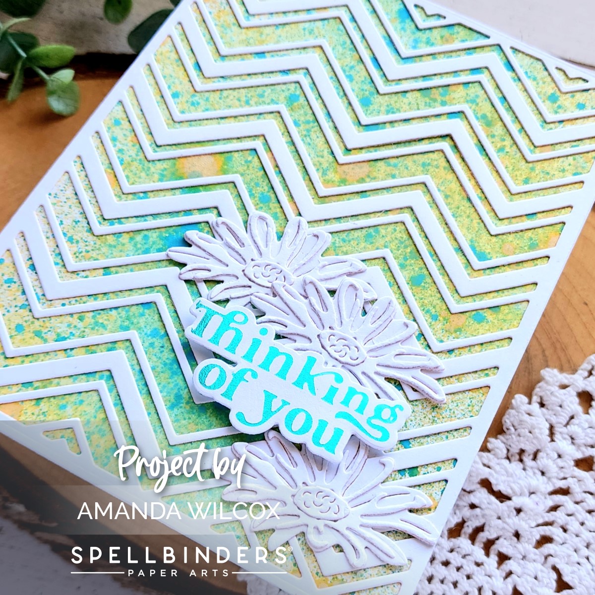 Spellbinders – Photosynthesis Collection with Distress Oxide Sprays