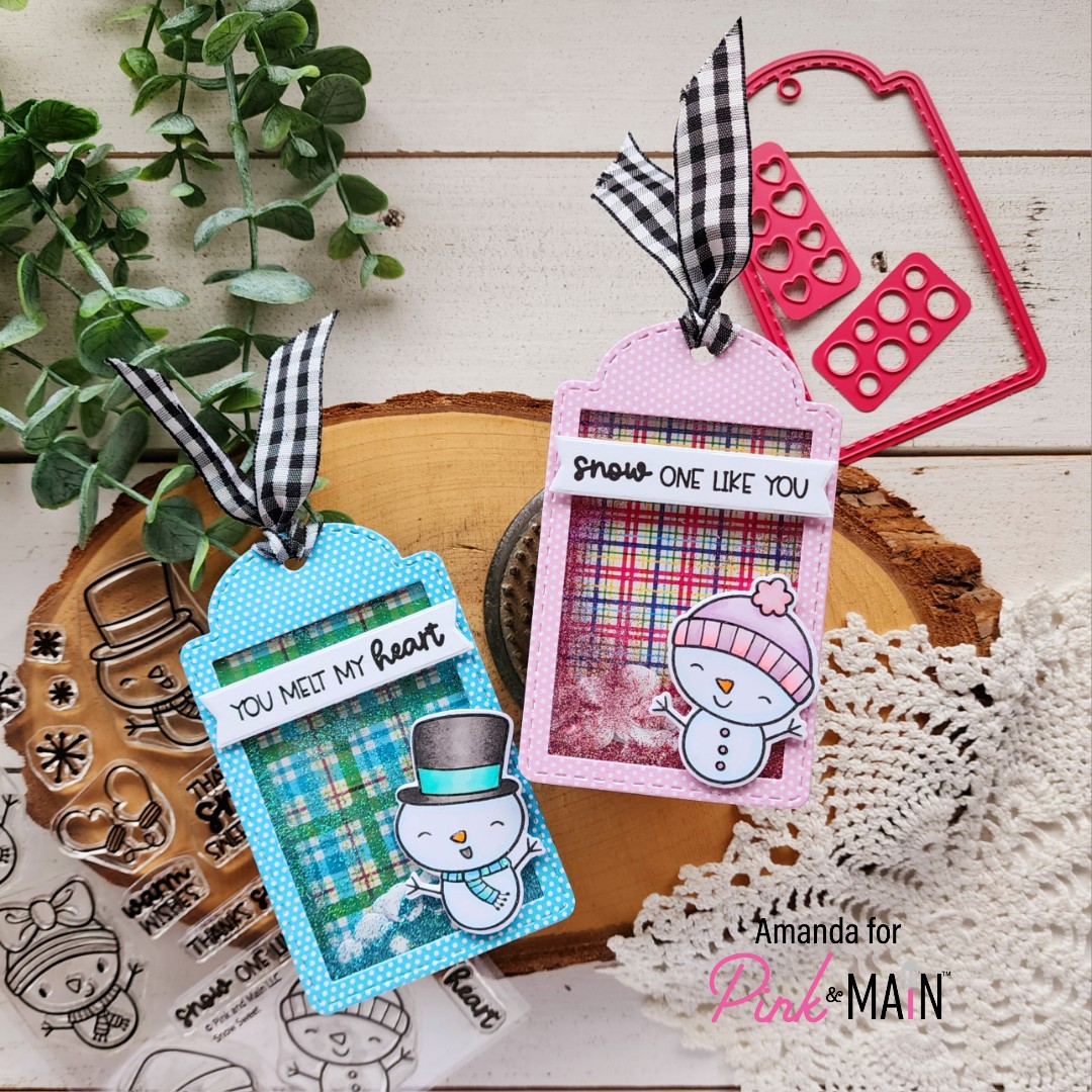 Pink & Main – Shaker Tags for Christmas